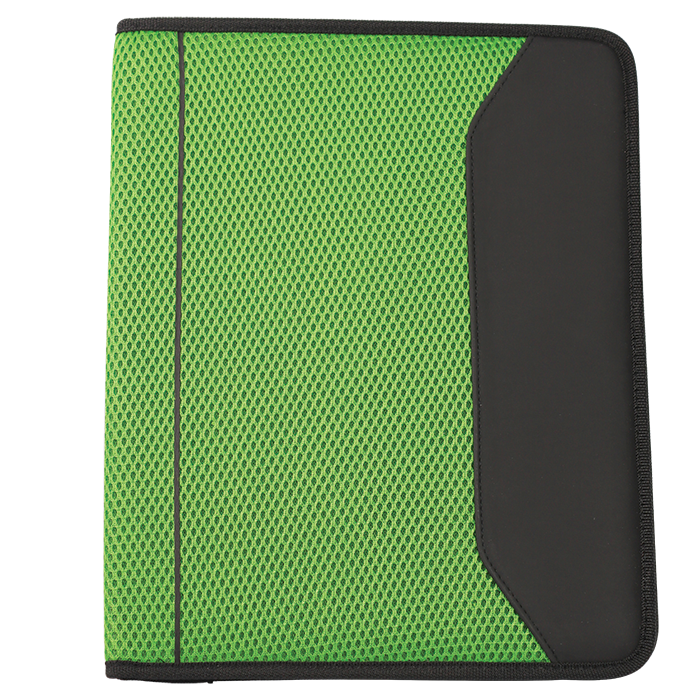 Colourful Mesh Folio 40 Pages - Green | Brand Innovation