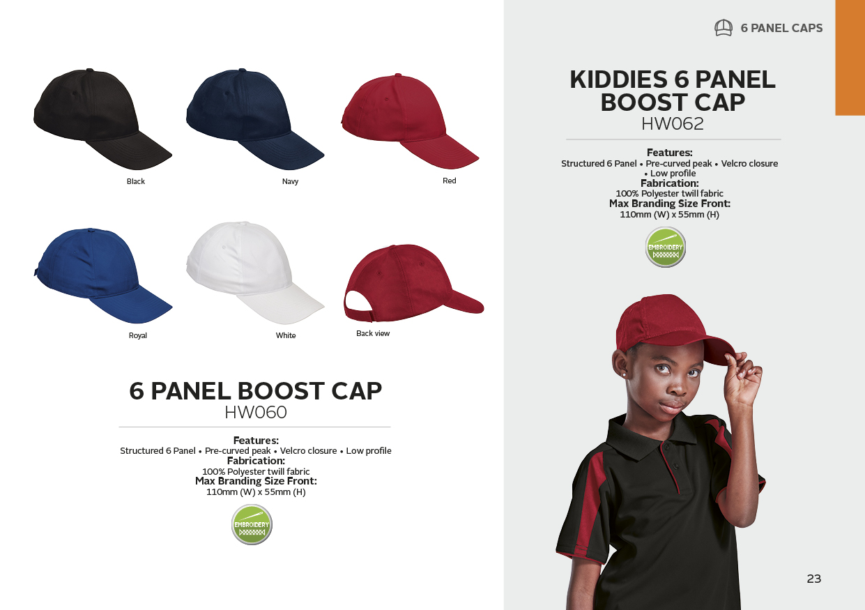 Barron 6 Panel Boost Cap (HW060) - AMTY Shop
