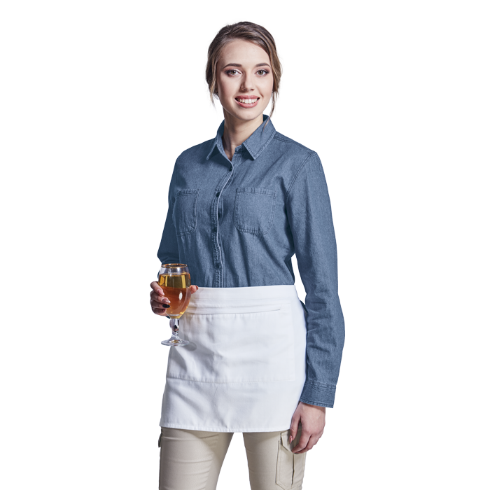 Cafe Apron - White | Brand Innovation