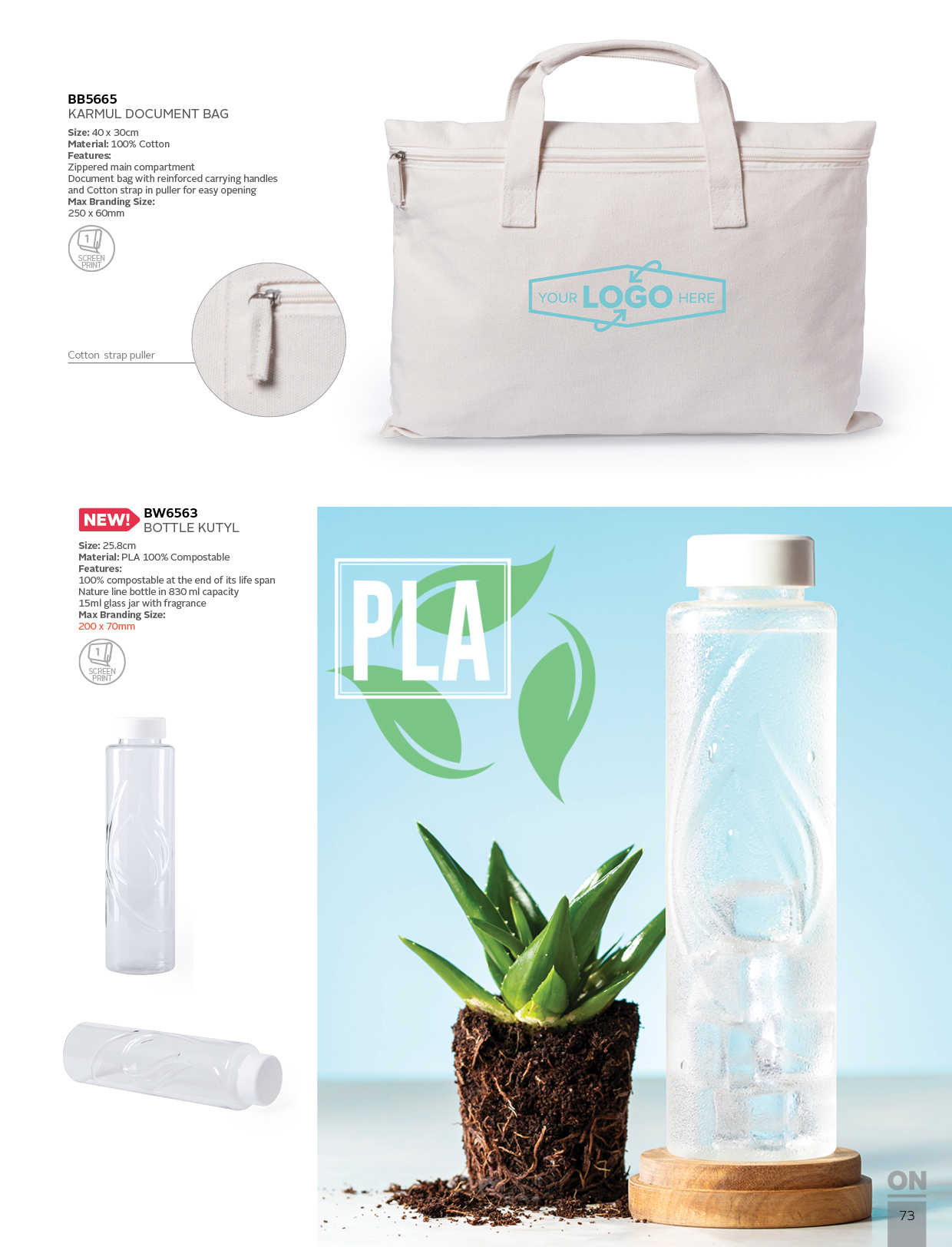 Barron 800ml Compostable Kutyl Bottle (BW6563) - AMTY Shop