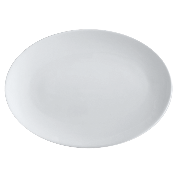 White Basics Oval Plate - White | Brand Innovation
