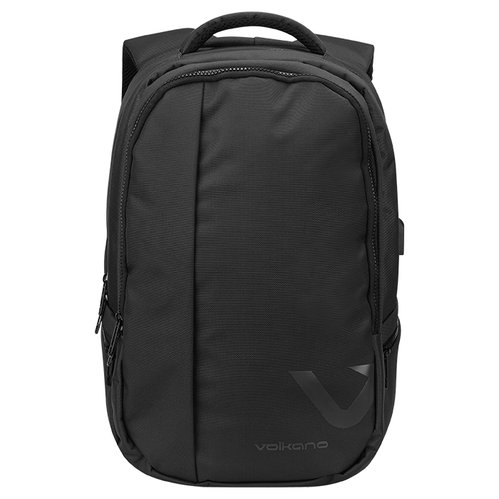 Volkano Midtown Series Laptop Bag with USB Charging Port - Black ...
